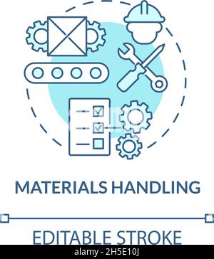 Materials handling concept icon Stock Vector Image & Art - Alamy