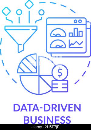 Data driven business model abstract concept vector illustration Stock Vector Image & Art - Alamy