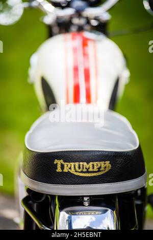 Chester, United Kingdom - 30th May 2016: Vintage or classic mid-1960s ...