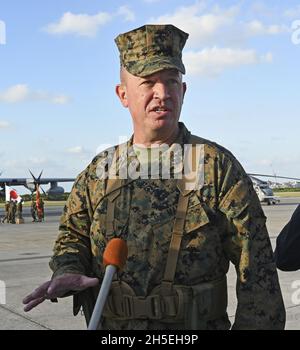 Marine Maj. Gen. James Bierman, the commanding general of the Marine ...