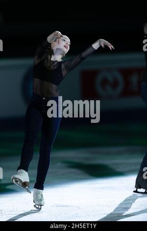 Iuliia ARTEMEVA & Mikhail NAZARYCHEV, Russia, during the Exhibition ...