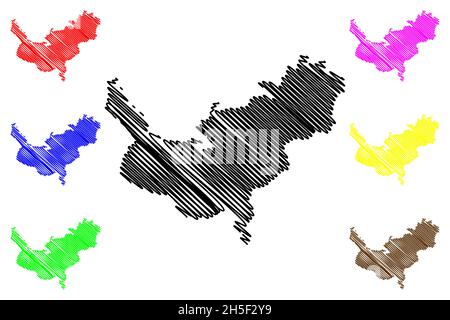 Shahdol district (Madhya Pradesh State, Shahdol division, Republic of ...