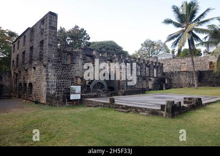 The historical ruins of Balaclava, Mauritius, Indian Ocean, Africa ...