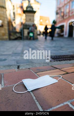 Bamberg, Germany. 09th Nov, 2021. At the former location of the ...