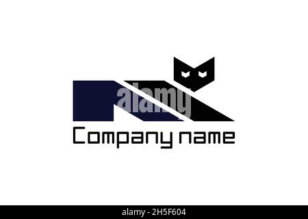 letter M Cat font. Pet alphabet symbol. home animal ABC sign Stock ...