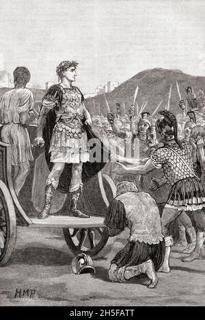 JULIUS CAESAR (100-44 B.C.). /nRoman general and statesman. The ...