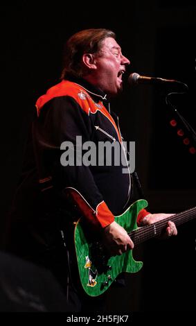 Northern Irish alternative rock band Ash perform live at Arena Wembley ...