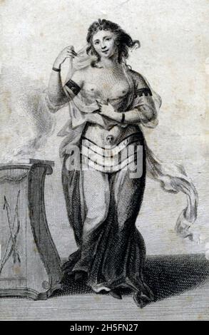 Elizabeth Chudleigh, Duchess of Kingston-upon-Hull (1721-1788), English aristocrat Stock Photo ...