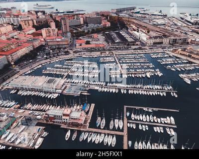 Aerial Photography views from around Trieste, Italy Stock Photo - Alamy
