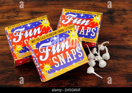 Packs of fun snaps also known as throw downs and bang snaps ...