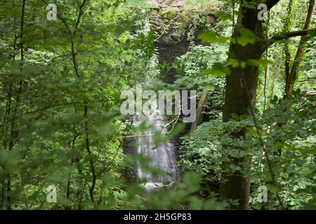 Waterfall in Whitby Stock Photo - Alamy