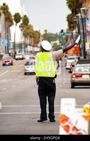 Los Angeles Traffic Police Officer - LOS ANGELES - CALIFORNIA Stock ...