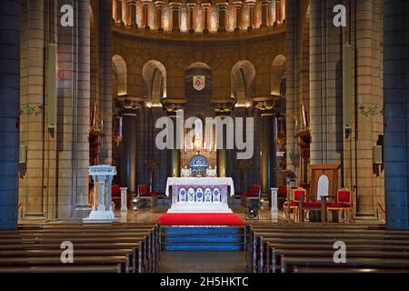 Chancel, Notre-Dame-Immaculee Cathedral, Monaco-Ville, Monaco, Cote d ...