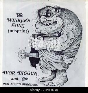 Vintage single record cover - Biggun, Ivor - The Winker's Song - UK ...