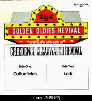 Vintage single record cover - CCR - Travelin' Band - F - 1970 02 Stock ...