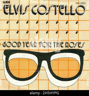 Elvis Costello - Good Year For The Roses - Vintage vinyl record cover ...