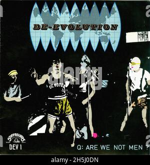 Vintage single record cover - Devo - Secret Agent Man - D - 1979 Stock ...