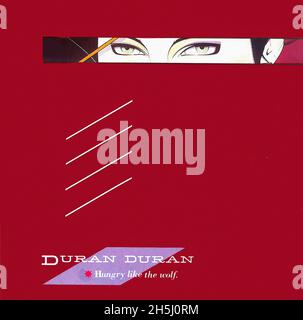 Duran Duran - Hungry Like The Wolf - Vintage vinyl album cover Stock ...