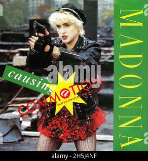 Madonna - Causing A Commotion - Vintage vinyl album cover Stock Photo ...