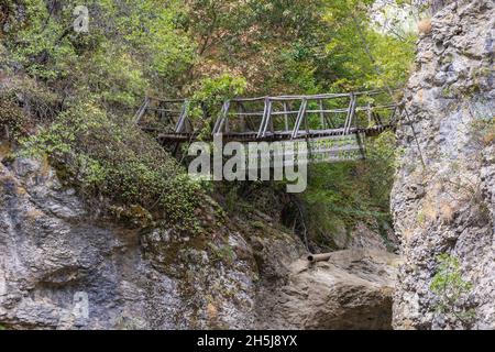 Andaka River near Bacho Kiro cave and Dryanovo Monastery in Bulgarka ...