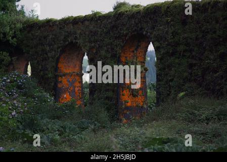 Ancient aqueduct, Sao Miguel island, Azores Stock Photo - Alamy