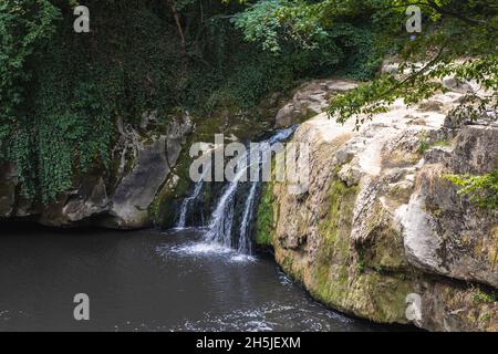 Waterfall near the Dryanovo monastery and the Bacho Kiro cave in ...