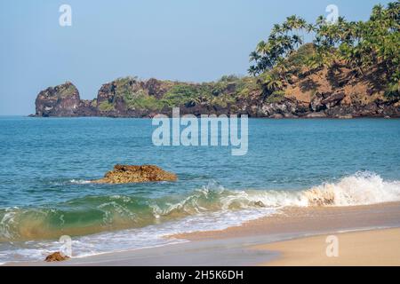 Cabo de Rama Beach at Cabo Serai in South Goa; Cabo de Rama, Goa, India ...