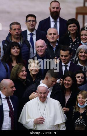 Vatican City State, Holy See. 10th Nov, 2021. POPE FRANCIS during his ...