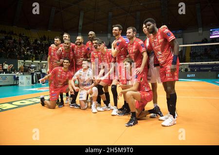 Monza, Italy. 10th Nov, 2021. Spike of GEORG GROZER (Monza) during Vero ...
