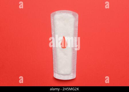 Calendar of menstrual cycle and period - calendar with drop of blood as ...