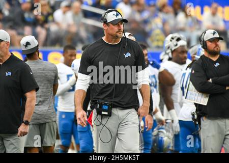 Detroit Lions head coach Dan Campbell watches against the Miami ...