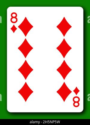 Number eight- red isolated with clipping path Stock Photo - Alamy