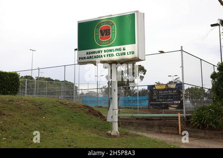 Ashbury Bowling & Panarcadian Federation Club Ltd Stock Photo - Alamy