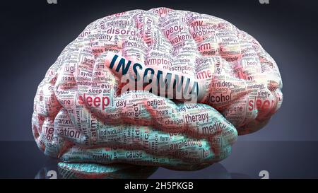 Insomnia in mind Stock Photo - Alamy
