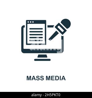Mass media infographics set with news broadcasting symbols and pie ...