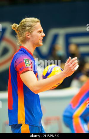 Monza, Italy. 10th Nov, 2021. Spike of GEORG GROZER (Monza) during Vero ...