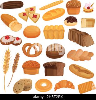 Cookie bakery shop assortment of food and meal Stock Vector Image & Art ...