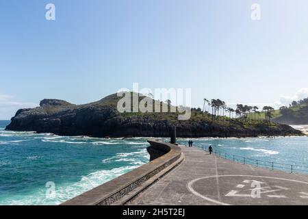 island of lekeitio in the basque country Stock Photo - Alamy