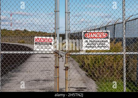 Warren, Pennsylvania - The reservoir of the Seneca Pumped Storage ...