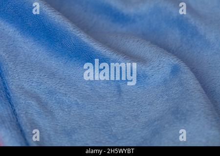 blue velour plush cloth textured background Stock Photo - Alamy