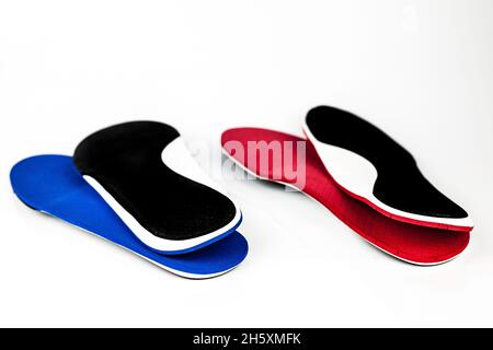 Custom made shoe inserts / insoles Stock Photo - Alamy