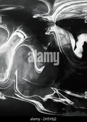 BLACK AND WHITE ABSTRACT PATTERNS Stock Photo - Alamy
