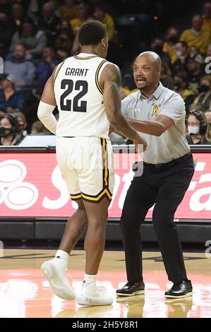 Jacksonville State head coach Ray Harper signals to his team during the ...