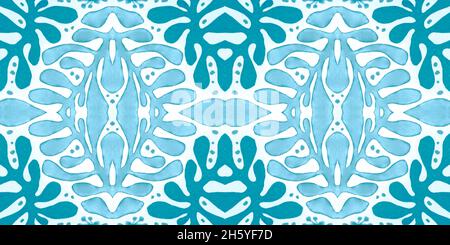 Dutch blue mosaic. Abstract azulejo background. Vintage majolica design ...
