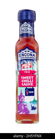 Bottle of Encona Sweet Chilli Sauce Stock Photo - Alamy