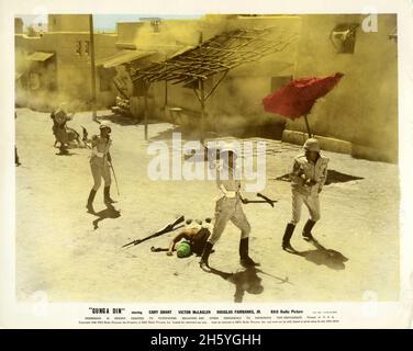 DOUGLAS FAIRBANKS Jr and CARY GRANT in GUNGA DIN 1939 director GEORGE ...