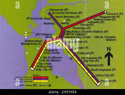 Embarcadero BART Station Stock Photo - Alamy