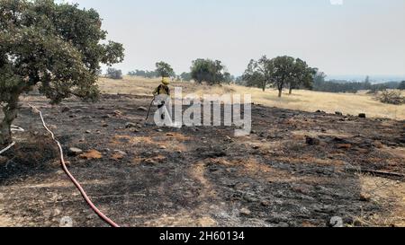 Skyway Fire ca. 30 August 2020 Stock Photo - Alamy