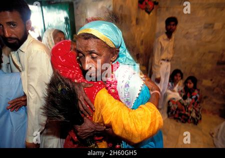 Pakistan, Sind province, shiddi festival near Karachi, Shiddi are the ...