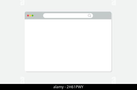 A blank computer internet browser screen Stock Photo - Alamy